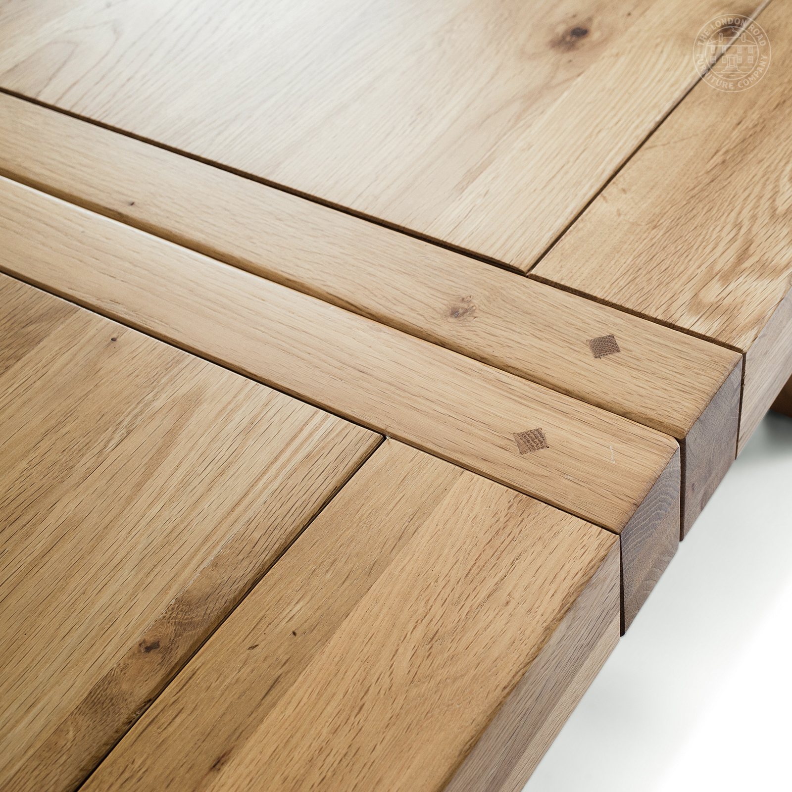 London Road Reims 180cm Extending Oak Dining Table - London Road Furniture