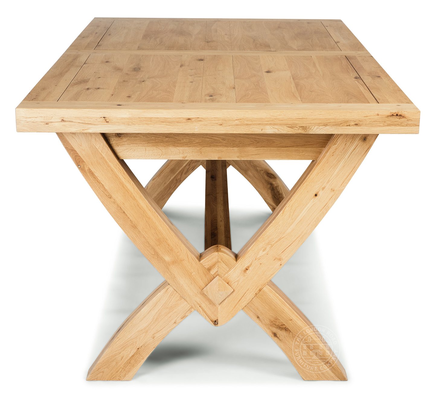 London Road Reims 180cm Extending Oak Dining Table - London Road Furniture