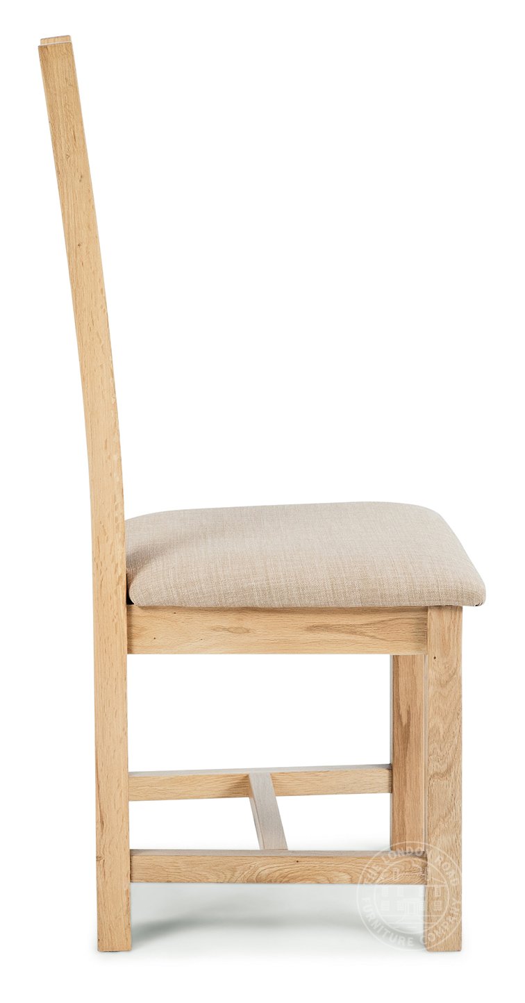 London Road Reims Oak Farmhouse Chair - London Road Furniture