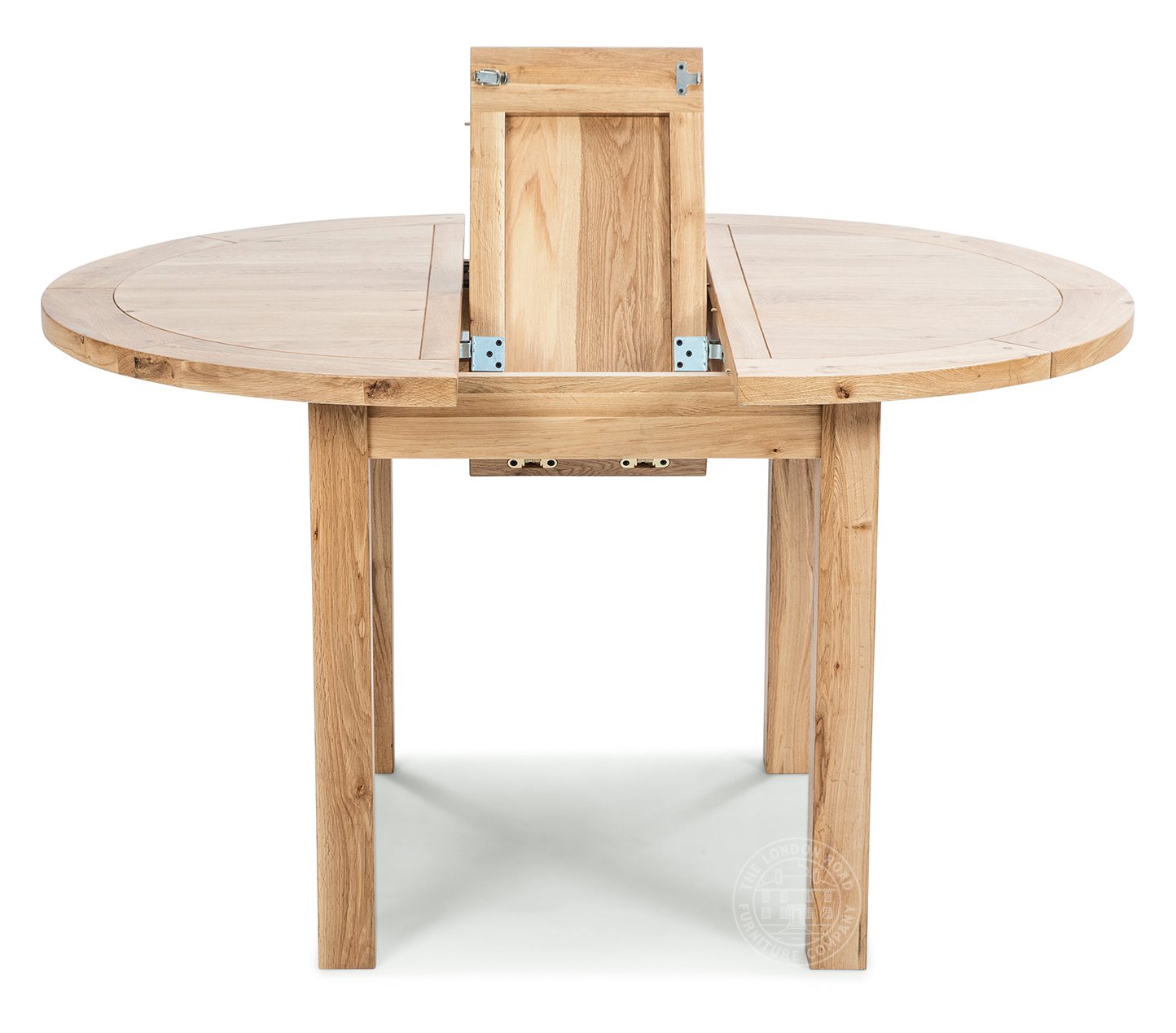 London Road Reims Extending Round Oak Dining Table - London Road Furniture