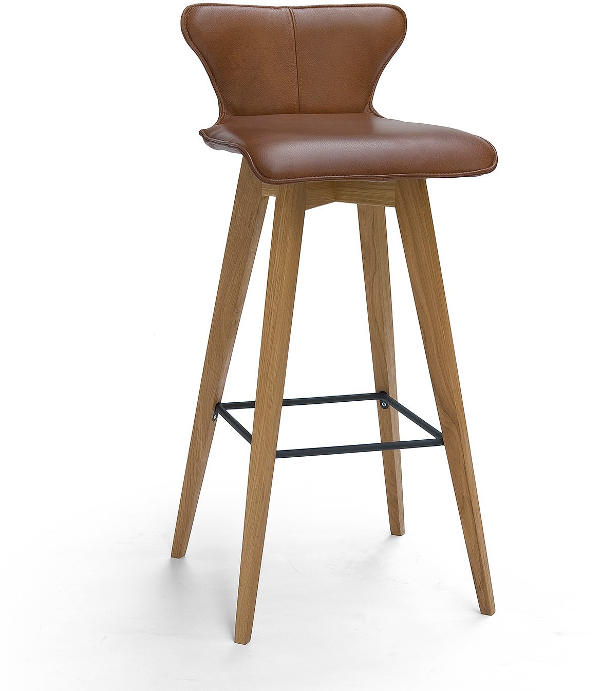 Brees New World Luna Bar Stool With Metal Legs - London Road Furniture